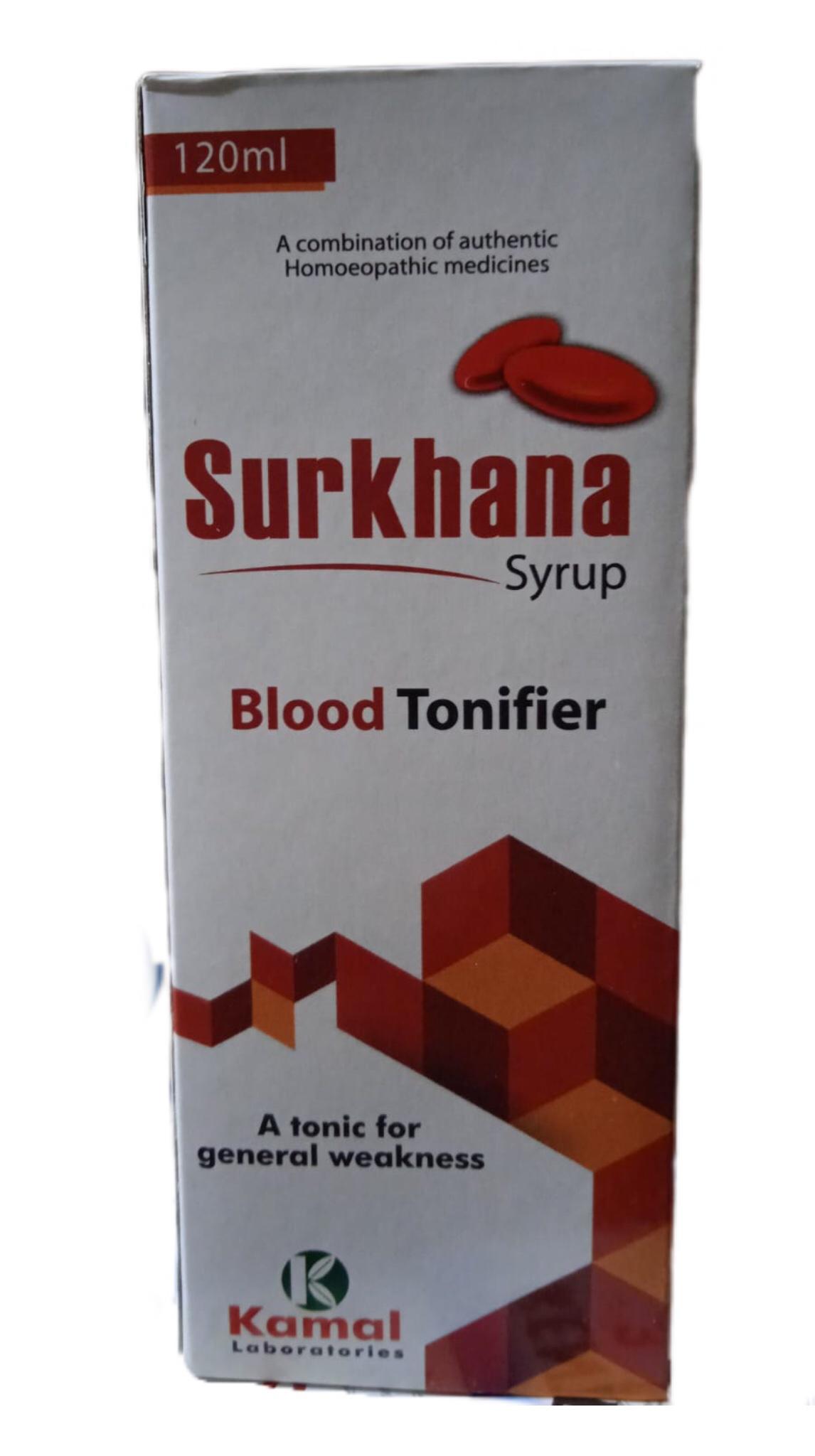 Kamal Surkhana Syrup 120ml (anemia,generalized Weakness)